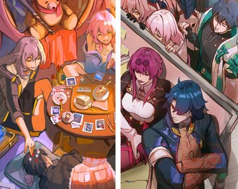 Honkai Star Rail HSR Kafka Artwork Print 11 X 17 - Etsy