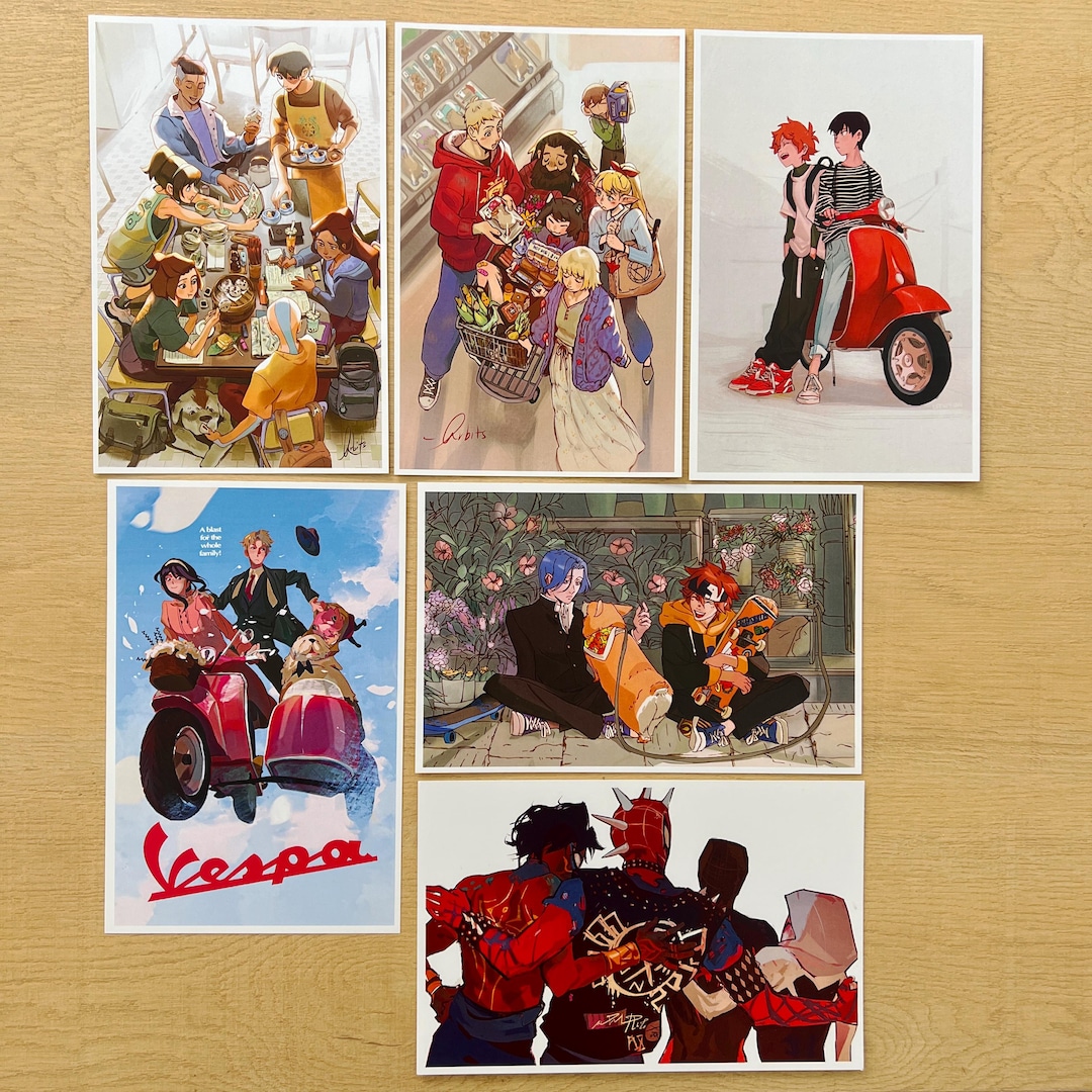 Comfy Anime Prints (dunmeshi, Haikyuu, Sk8, Spiderverse, Etc) - Etsy