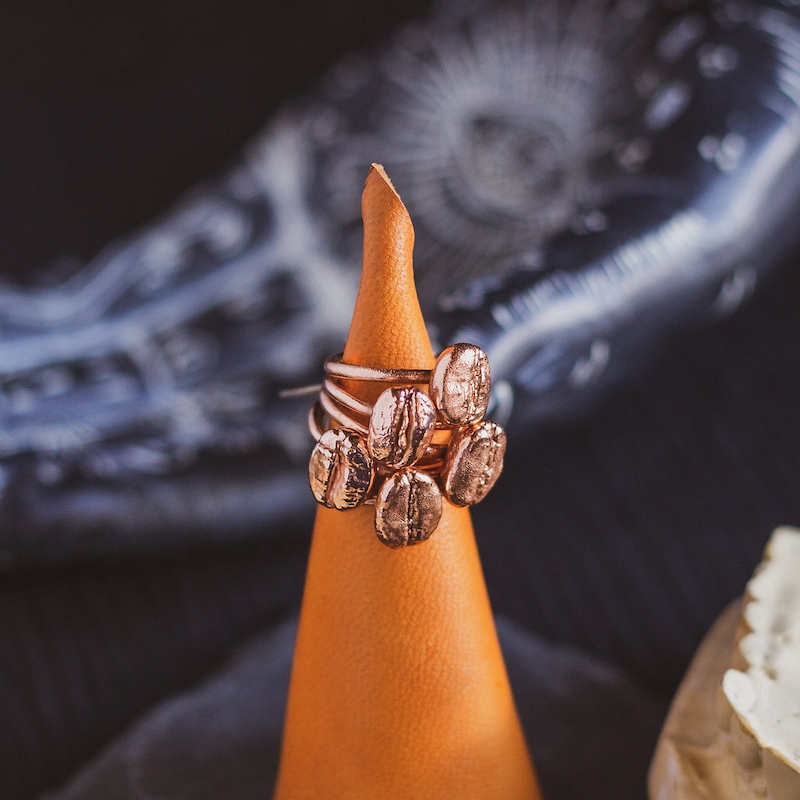 Coffee Bean Ring - Etsy