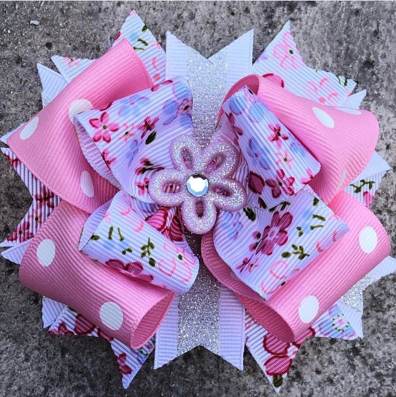Custom Stacked Hair Bows - Etsy