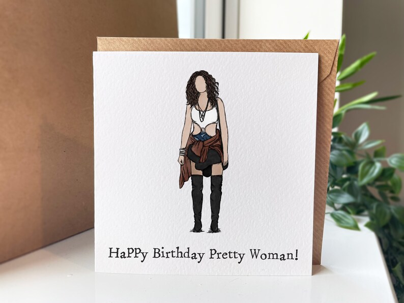 Pretty Woman Birthday Card Bestfriends Birthday Card Cards - Etsy