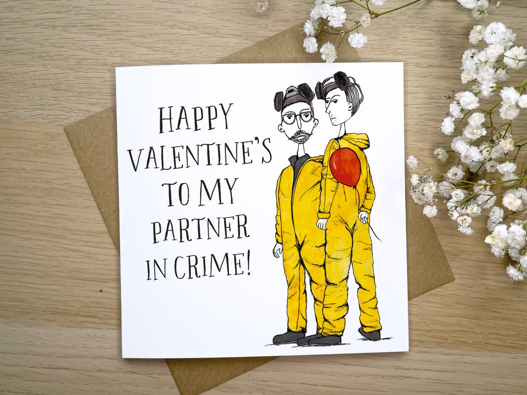 Breaking Bad TV Show Inspired Valentines Card, Valentines Card for ...