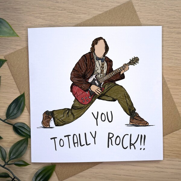 School of Rock Birthday Card - Etsy
