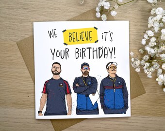Ted Believe Birthday Greeting Card - Etsy