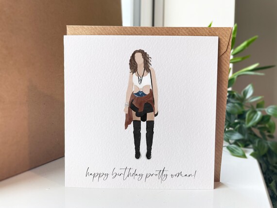 Pretty Woman Birthday Card Bestfriends Birthday Card Cards - Etsy