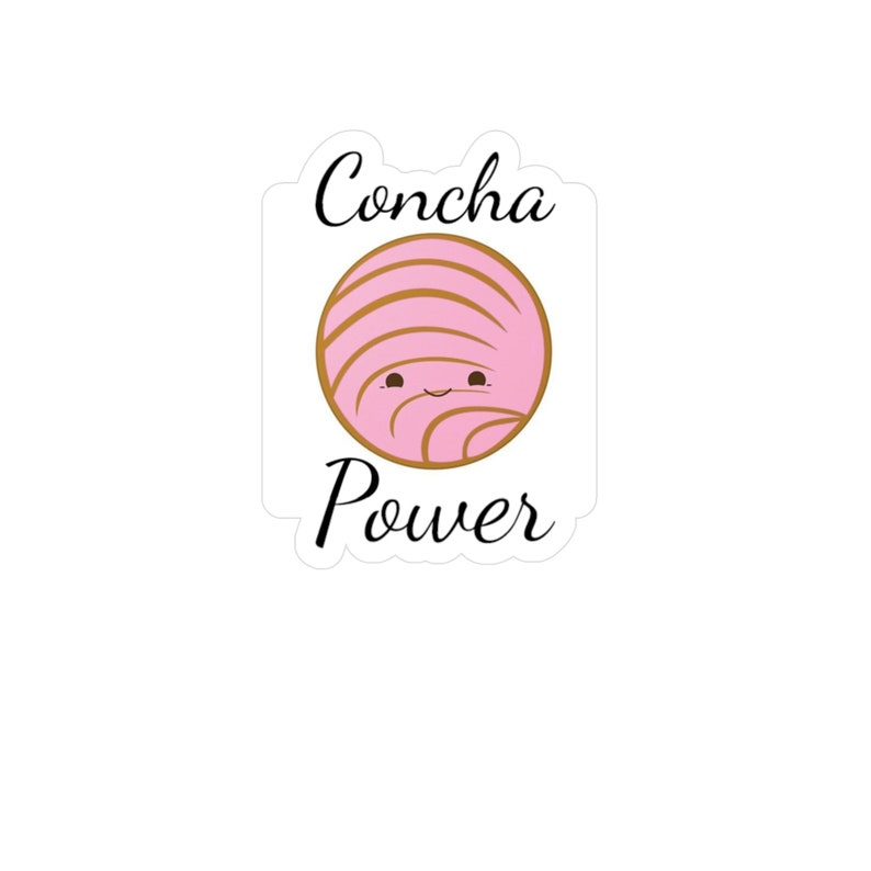 Concha Power Kiss-cut Vinyl Decals - Etsy