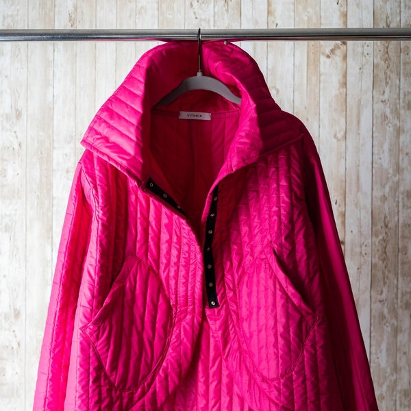 Hot Pink Puffer Coat - Etsy