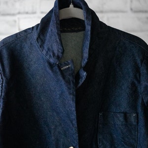 Denim Jacket, Jean Jacket, Washed Indigo Denim Jacket, Fall Clothing ...