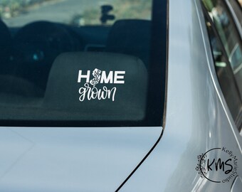 Home Grown Decal | Etsy