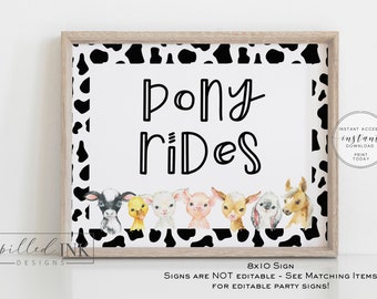 Pony Rides Sign - Etsy