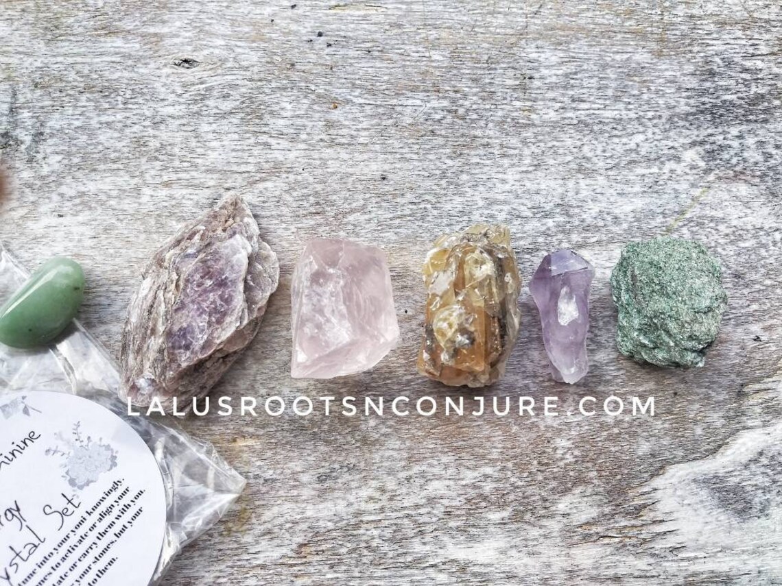 Activating Divine Feminine Energy Healing Crystal Set - Etsy