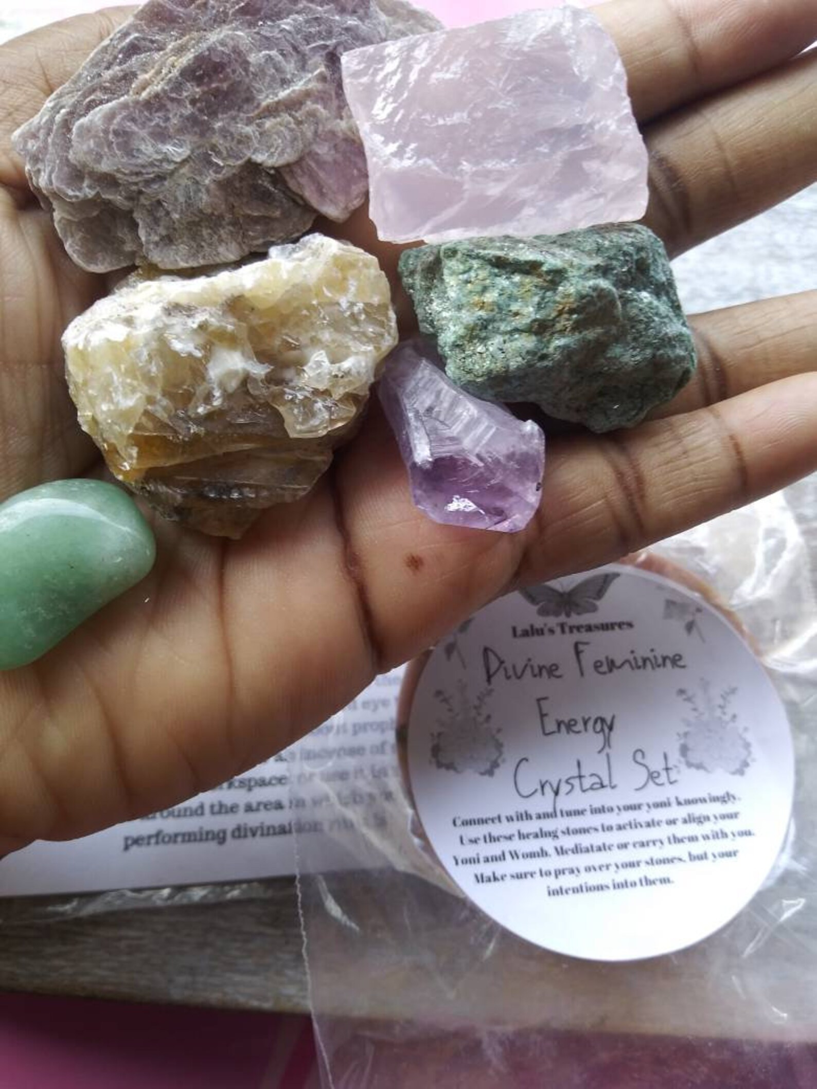 Activating Divine Feminine Energy Healing Crystal Set - Etsy
