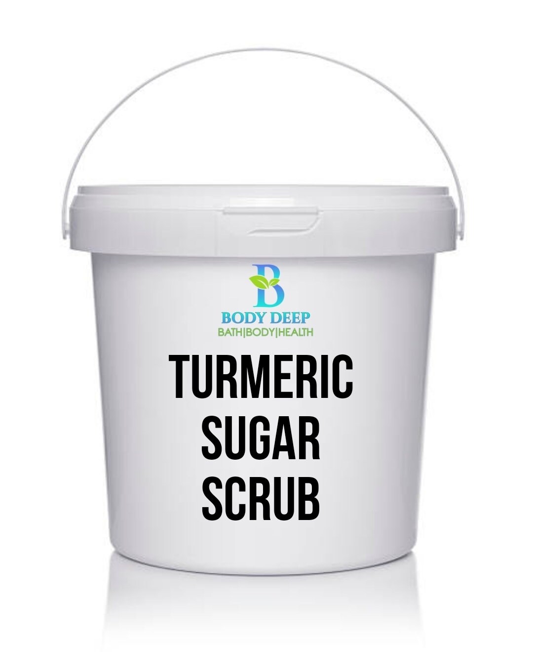 Turmeric Sugar Scrub, Emulsified Sugar Scrub, Brightening, Turmeric ...