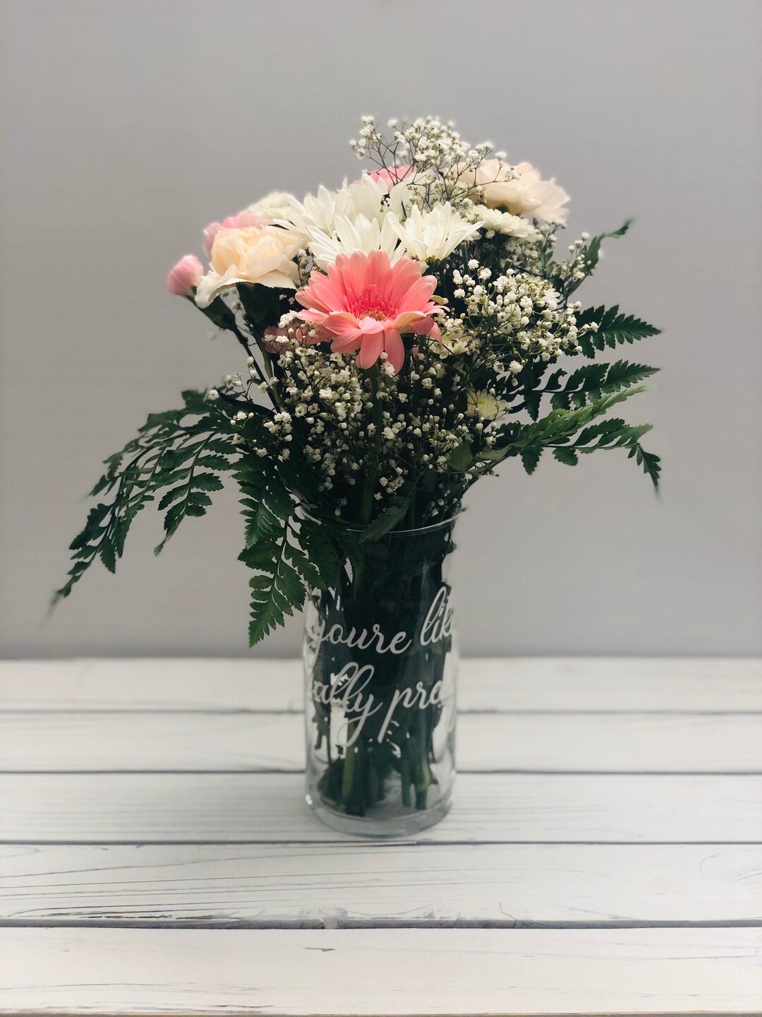 Flower Vase- You’re Like Really Pretty Flower Vase, Gift for Friend ...