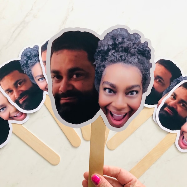 Big Head on a Stick - Etsy