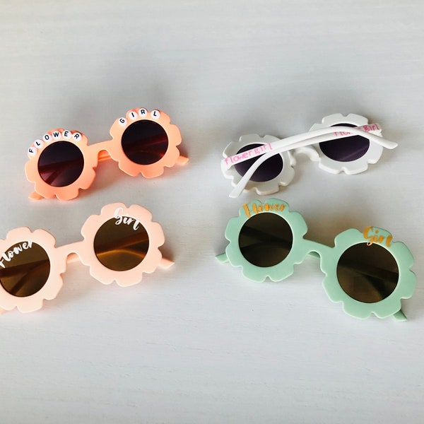 Flower Sunglasses - Etsy
