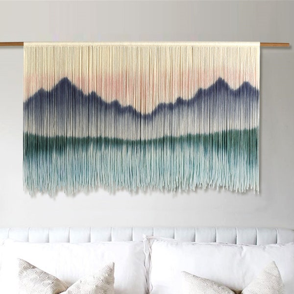 Dyed Macrame Wall Hanging - Etsy