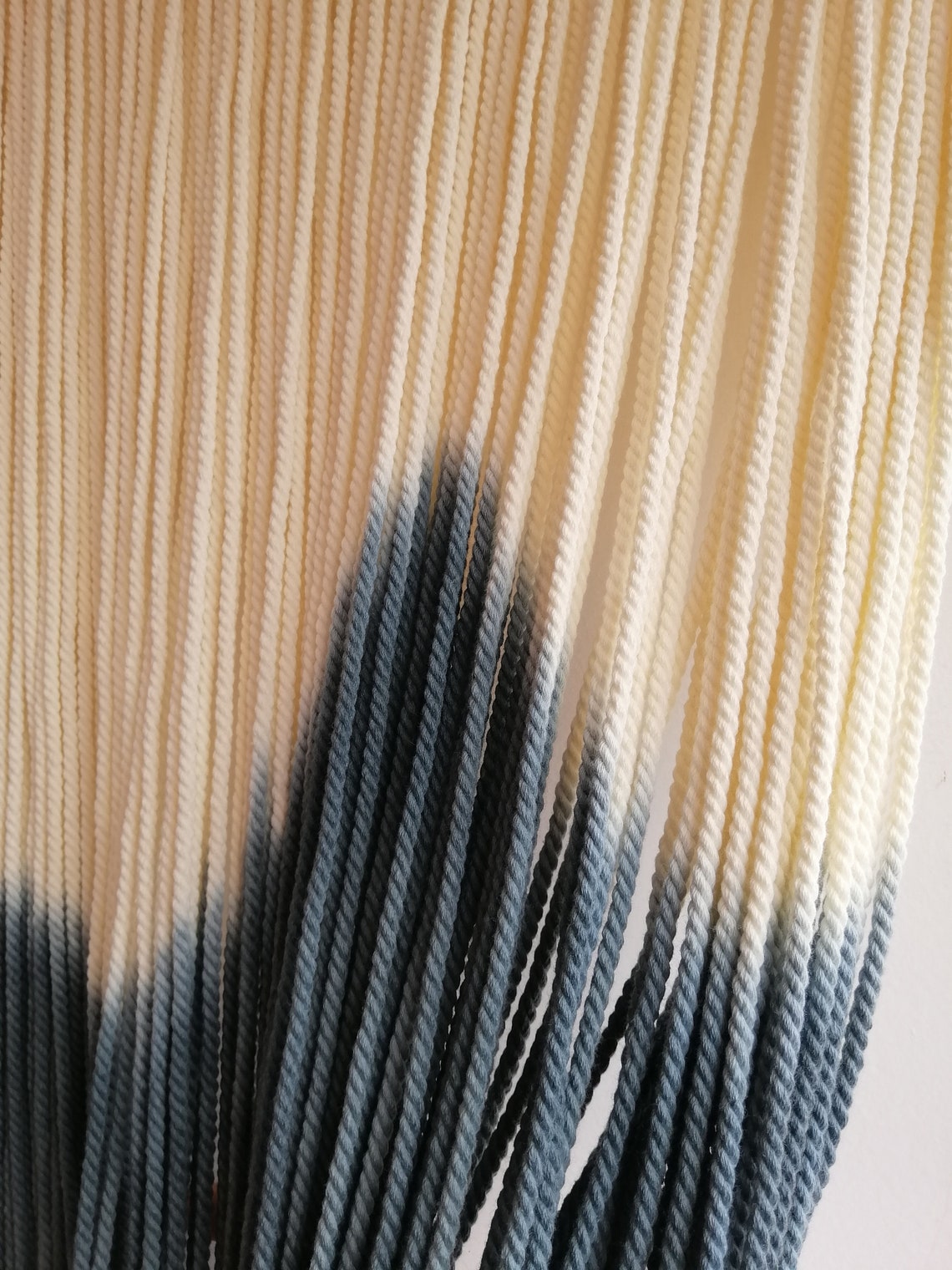 Mountain Macrame Wall Hanging Dyed Macrame Art Handmade - Etsy