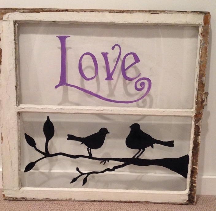 Custom Painted Window Panes - Etsy