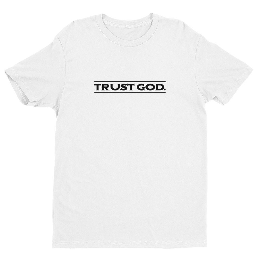 Men's Trust God. Short Sleeve T-shirt - Etsy