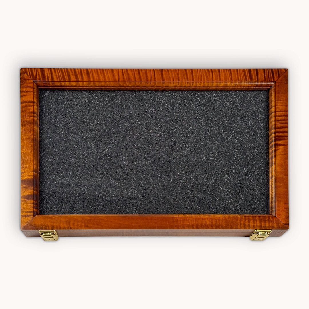 Curly Maple Display Case 12" X 20" X 2 1/2” (outside Dimension) - Etsy