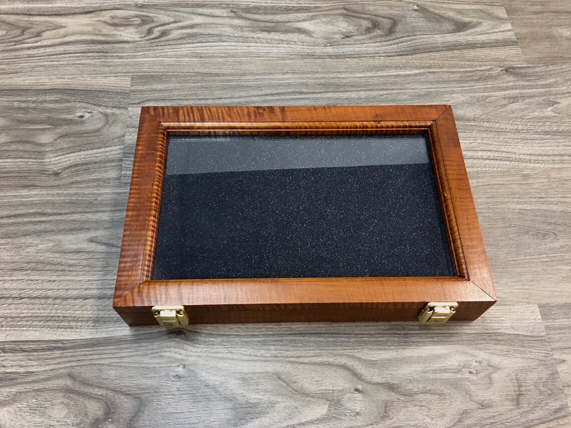 Curly Maple Display Case 10 X 15 X 2 1/2 - Etsy