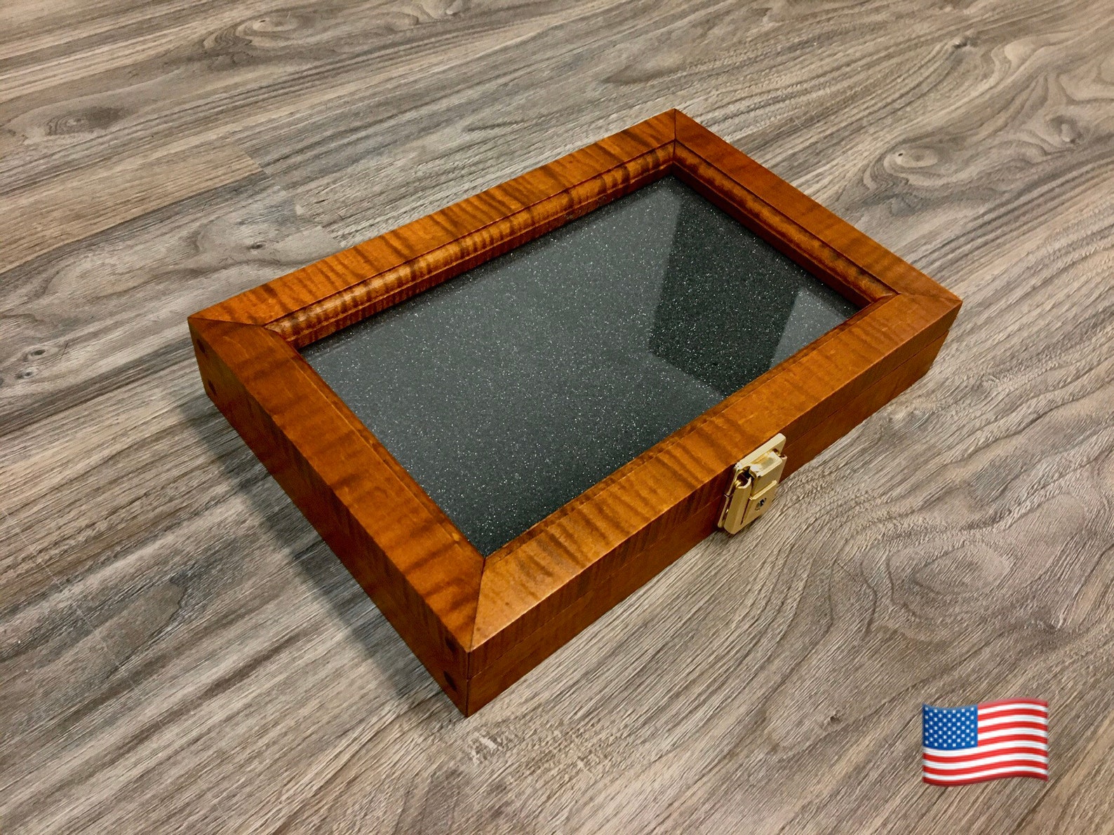 Curly Maple Display Case 8 X 12 X 2 - Etsy