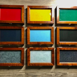 Curly Maple Display Case 10" X 15" X 2 1/2 (O.D.) - Etsy