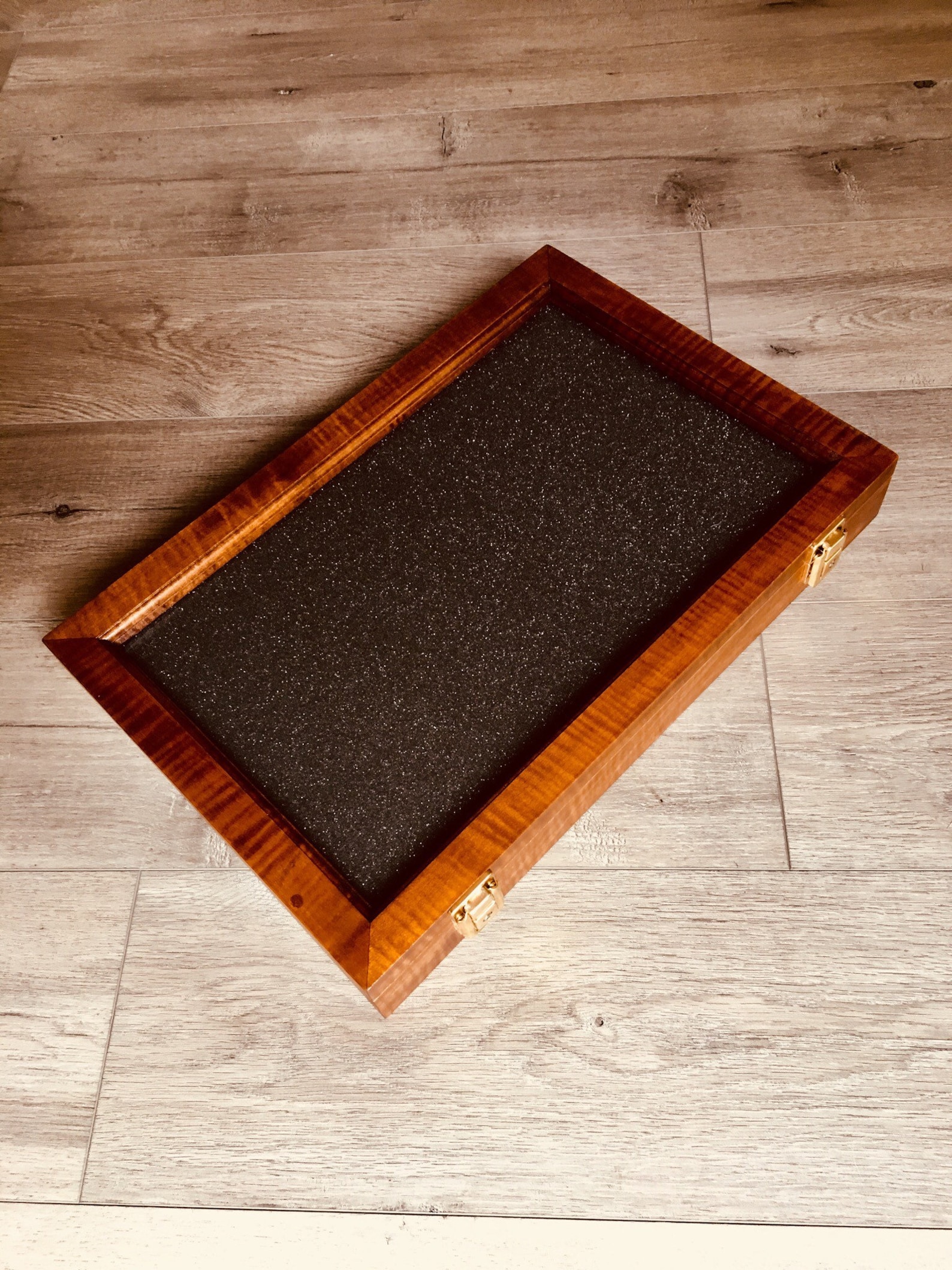 Curly Maple Display Case 12 X 18 X 2 - Etsy
