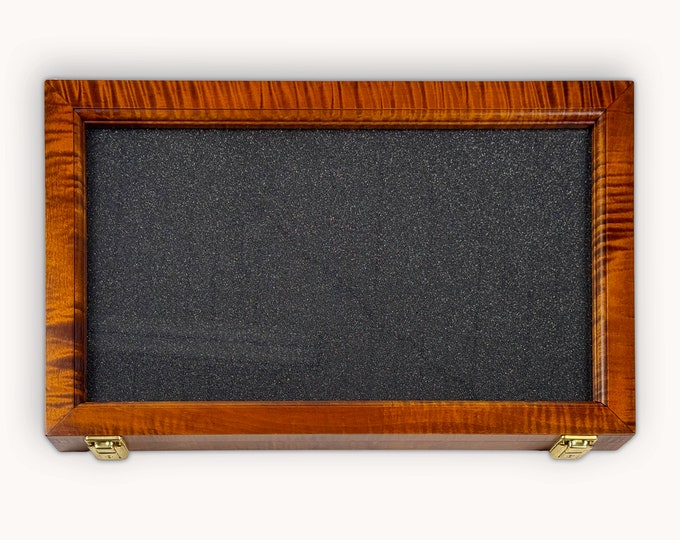 Curly Maple Artifact Display Case 12"x16"x2" (outside Dimension) - Etsy