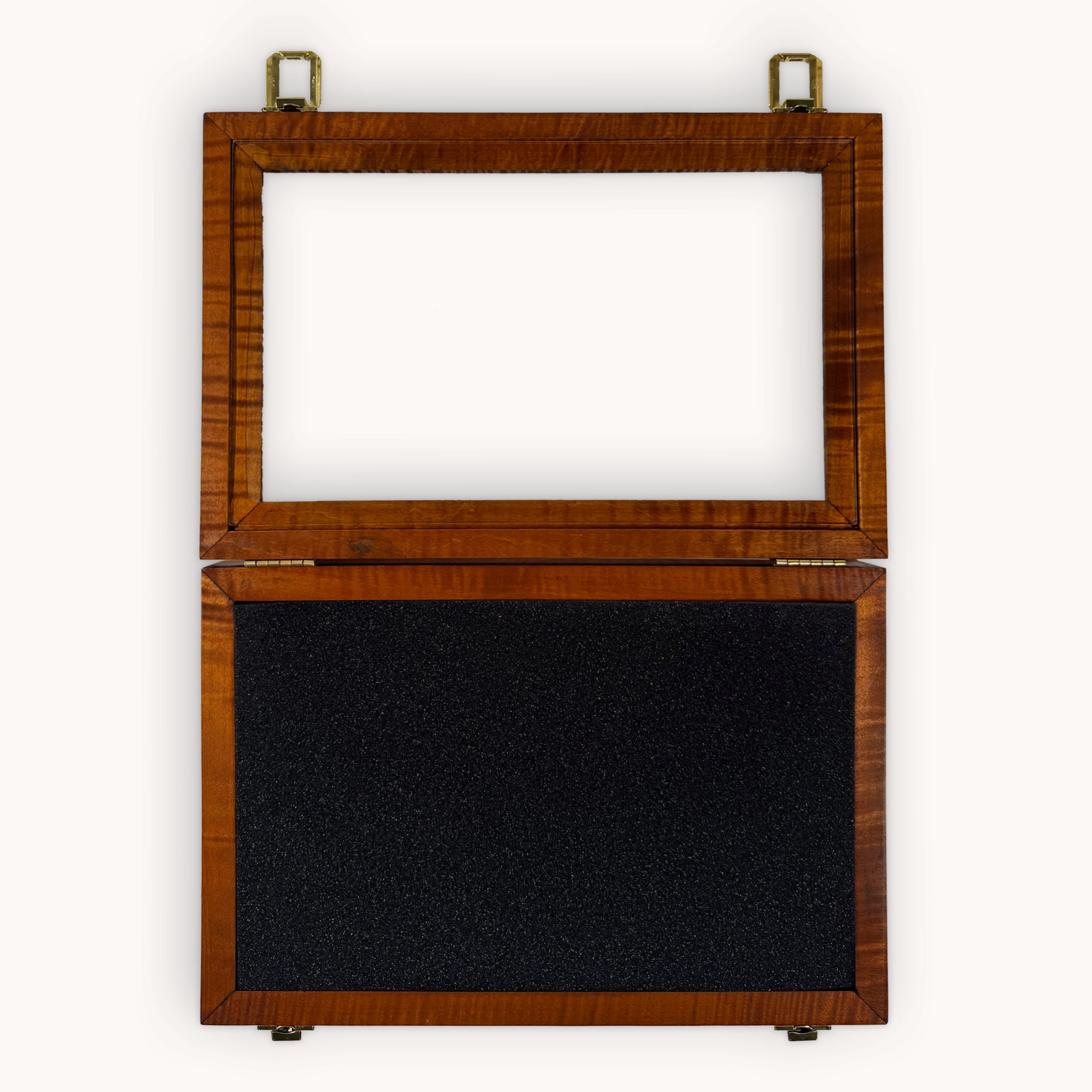 Curly Maple Display Case 10" X 15" X 2 1/2 (O.D.) - Etsy