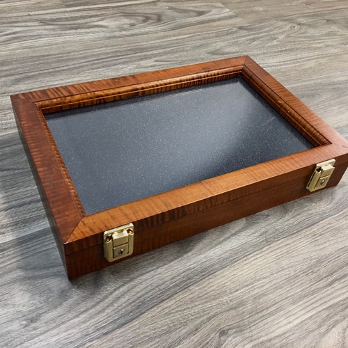 Curly Maple Artifact Display Case 12x16x2 | Etsy
