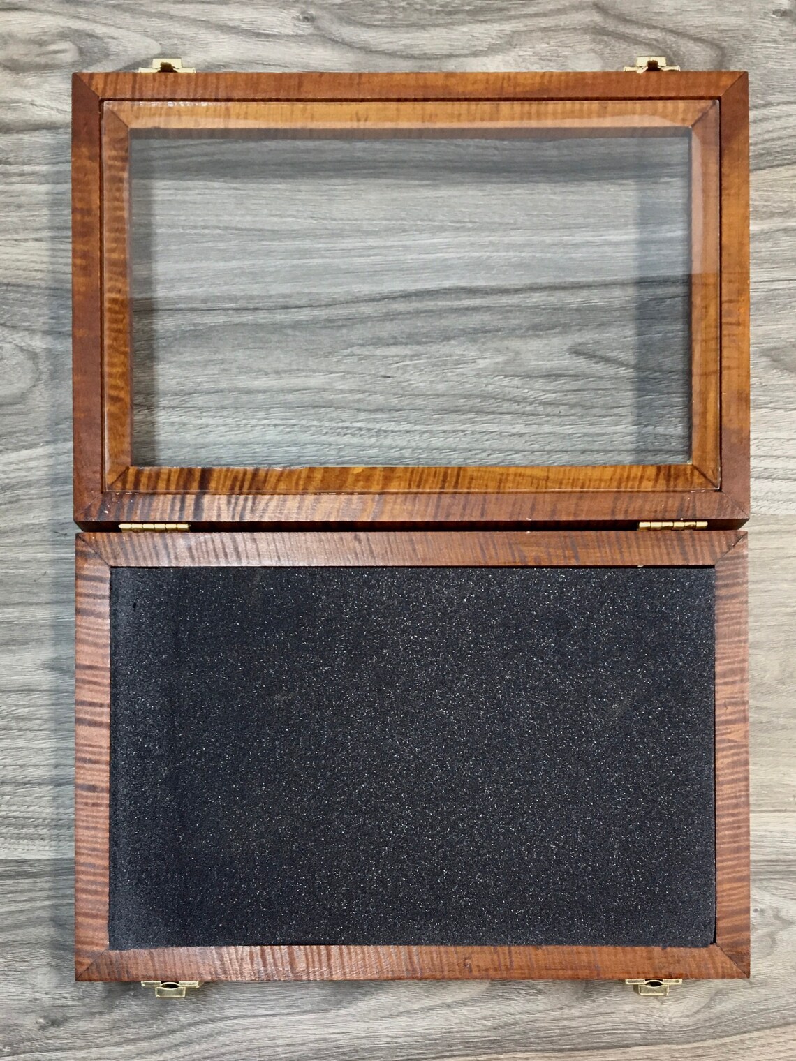 Curly Maple Display Case 10 X 15 X 2 1/2 - Etsy