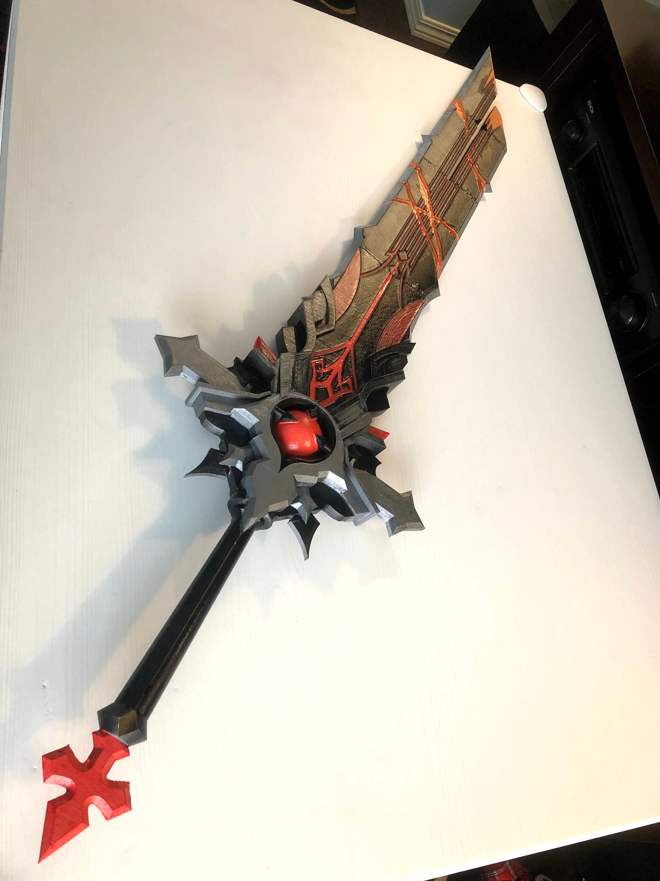 Wolf's Gravestone From Genshin Impact - 3D Printed Parts Ready to ...