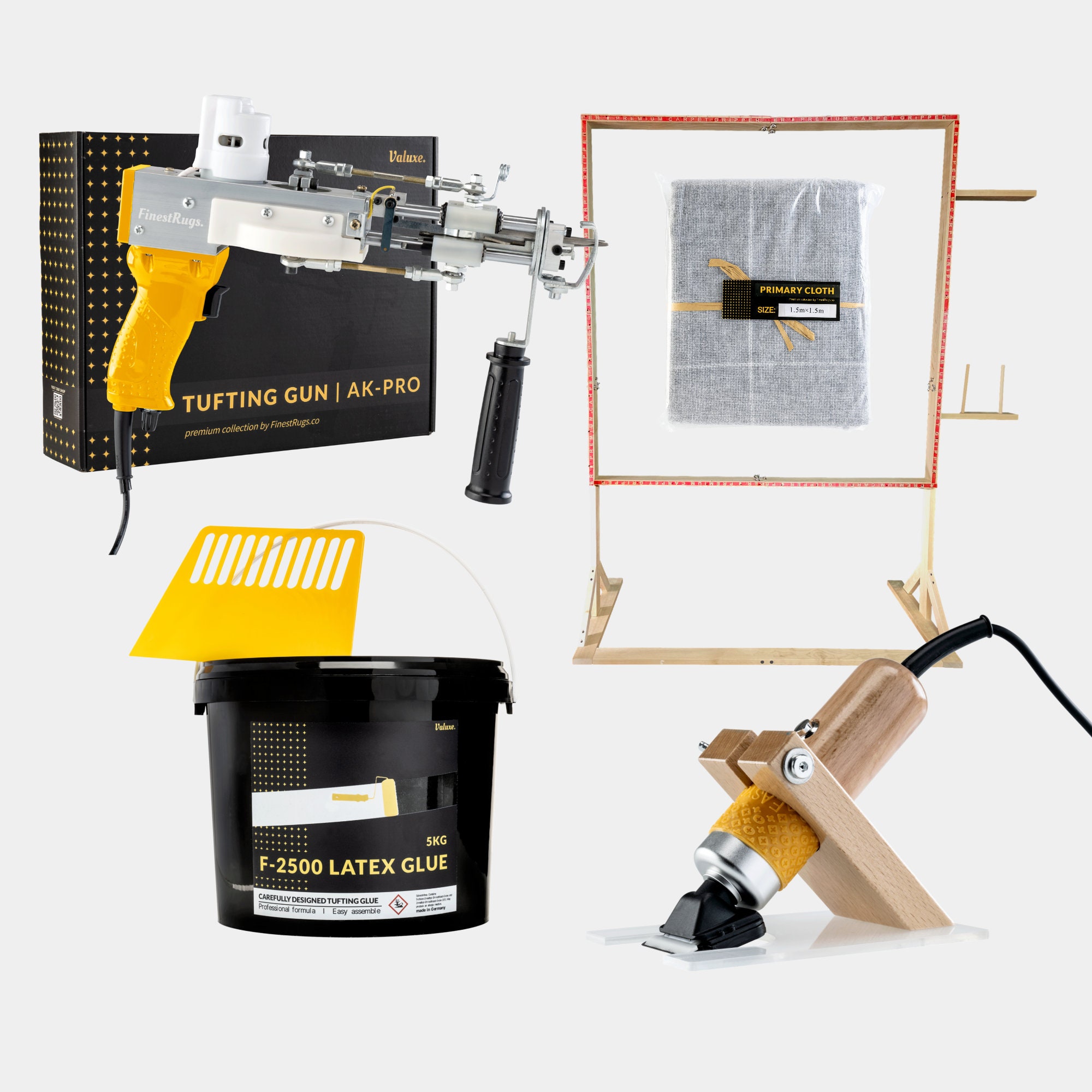 Tufting Starter Kit Tufting Gun, Primary Tufting Cloth and Tuft Frame ...