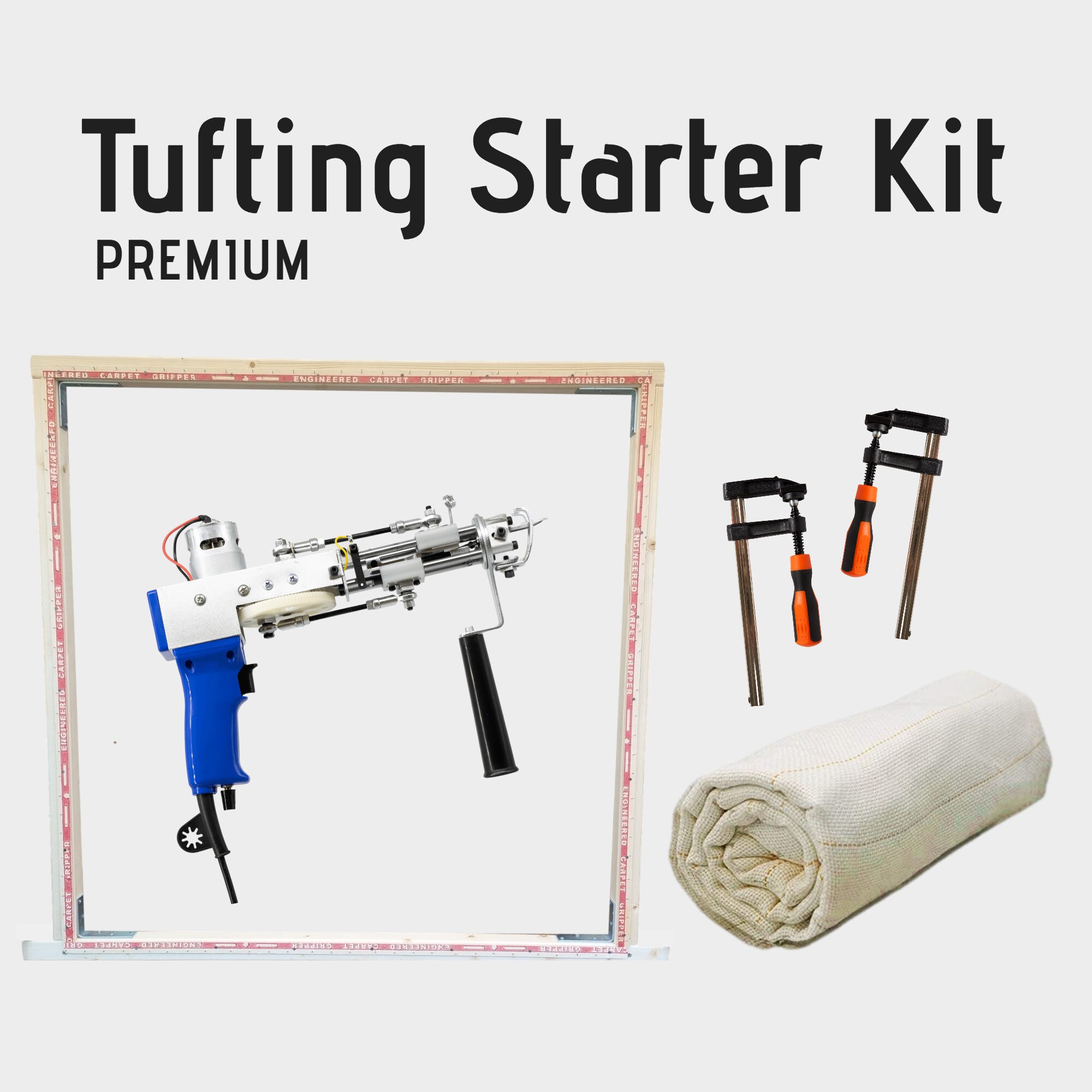 Tufting Starter Kit Tufting Gun Primary Tufting Cloth and - Etsy