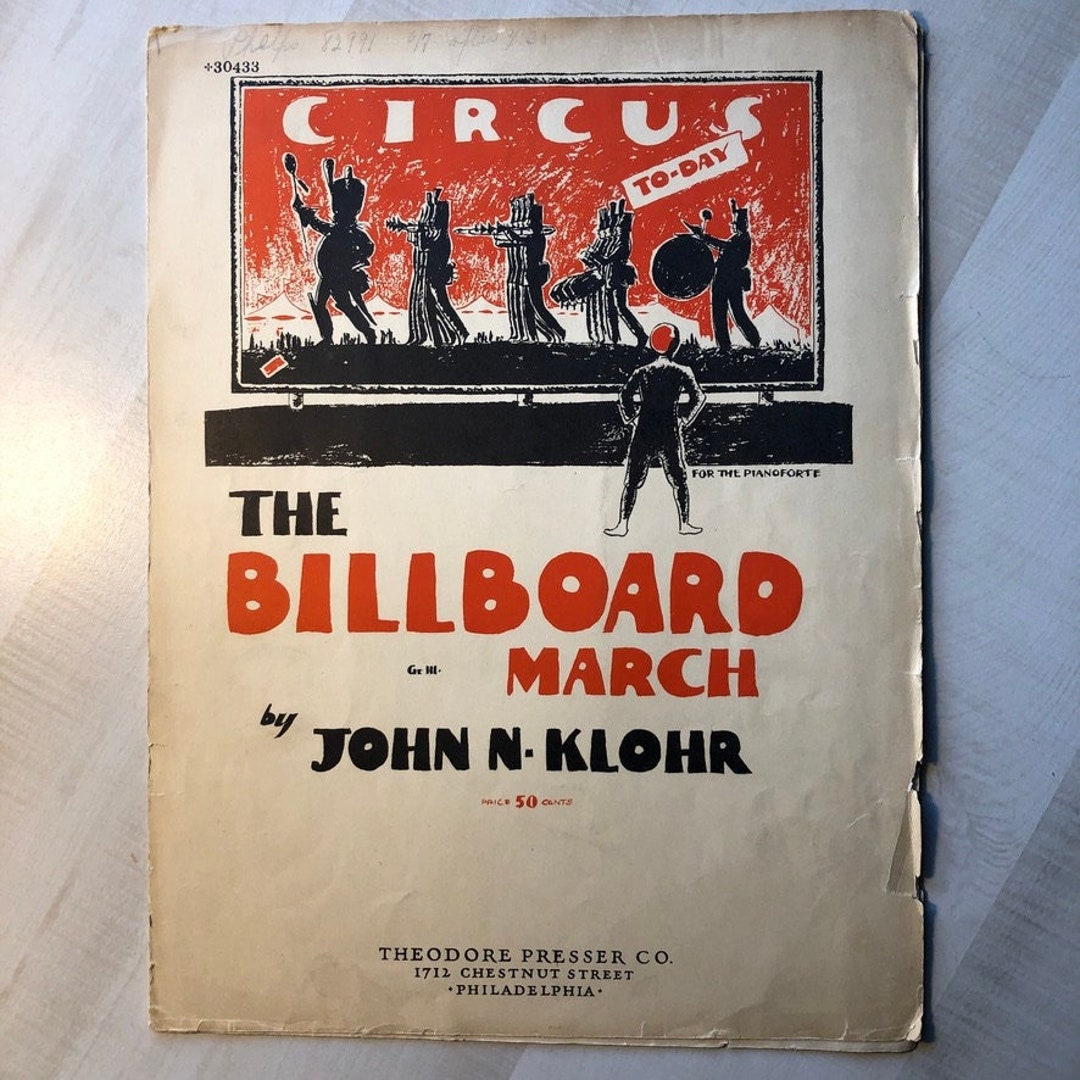 In Fair to Good Overall Vintage Condition; Sheet Music Copyright 1930 "for the Pianoforte—the ...