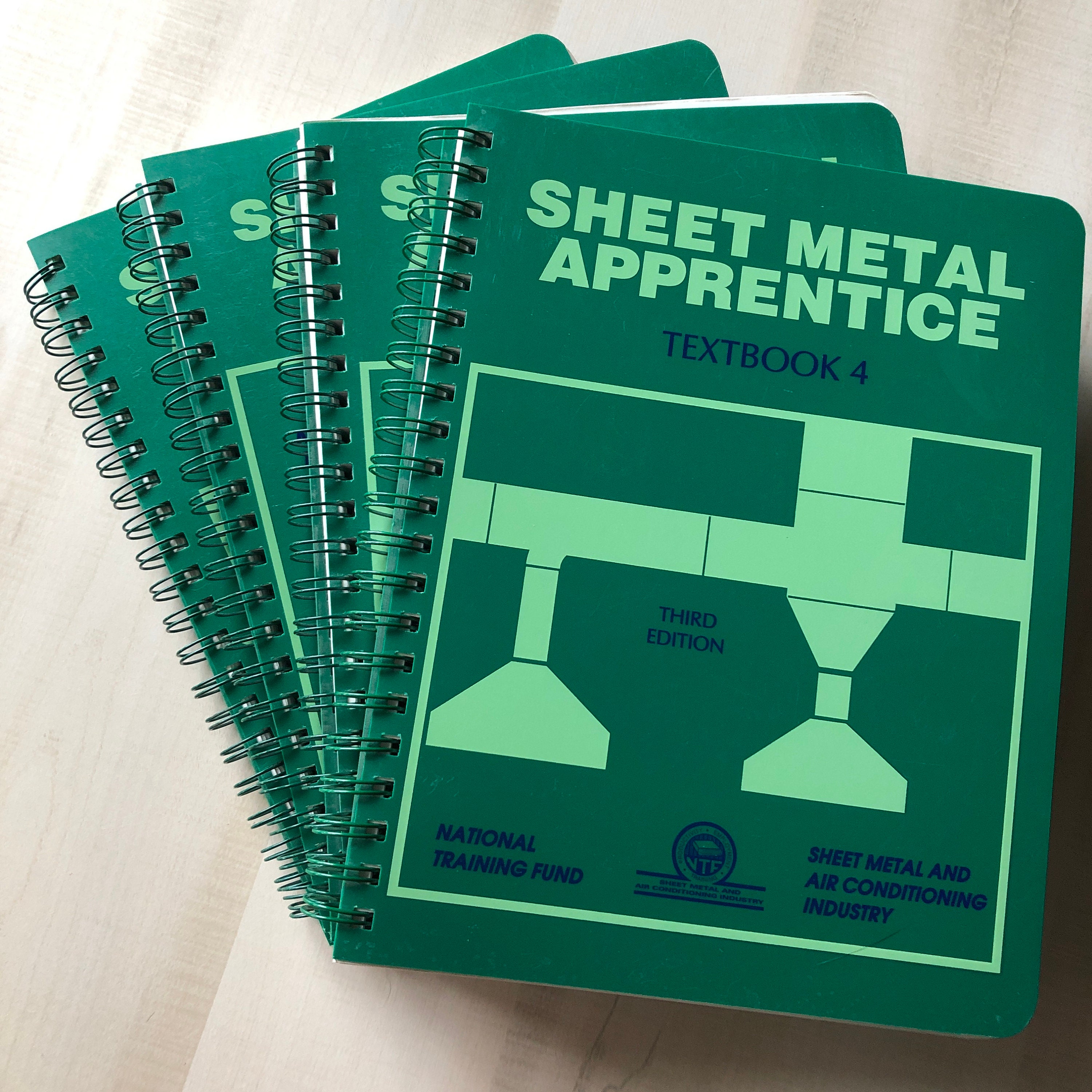 In Excellent Vintage Condition; Set of Four "sheet Metal Apprentice ...
