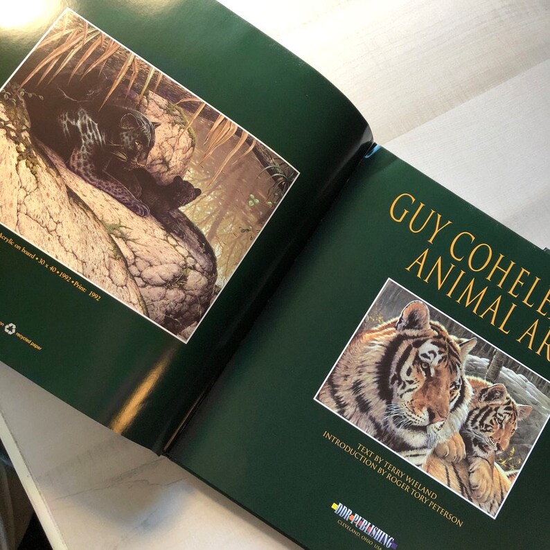 In Nearly New Overall Vintage Condition "guy Coheleach's Animal Art" by ...