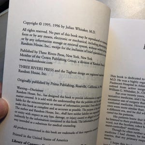 In Like New Vintage Condition; 1996 First Paperback Edition "dr ...
