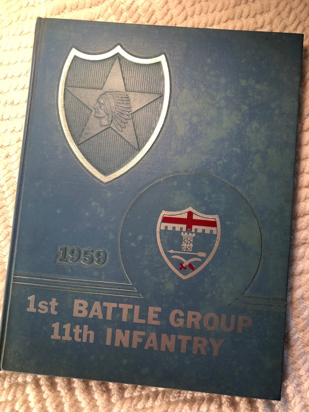 Vintage 1959 Army Yearbook; 1st Battle Group 11th Infantry, Ft Benning ...