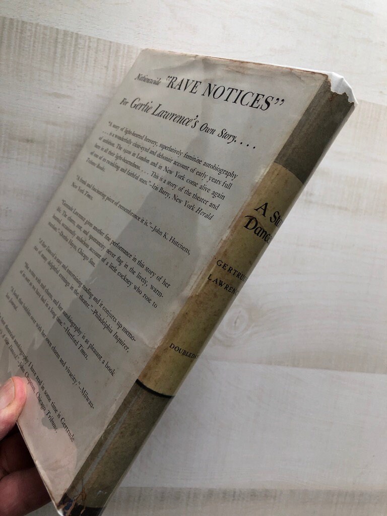 1945 Book Club Edition in Nearly Fine Vintage Condition "a Star Danced ...