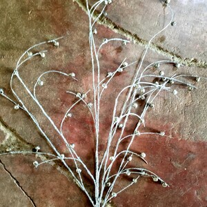 Silver/glitter/christmas Pick/spray/silver Jingle Bells/floral - Etsy