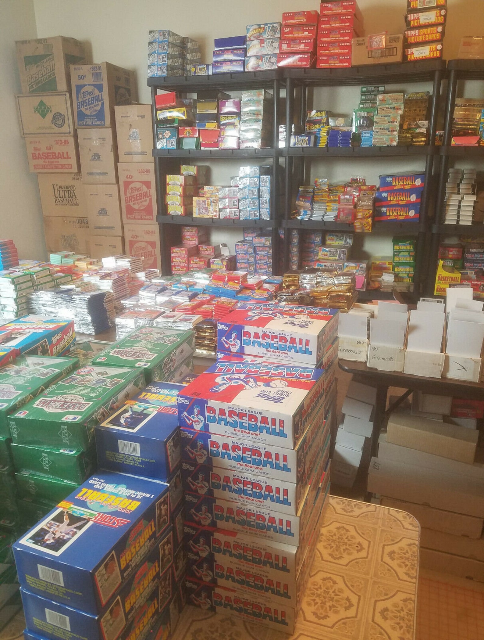 Old Unopened Packs Baseball Cards From Wax Box Vintage 100 - Etsy