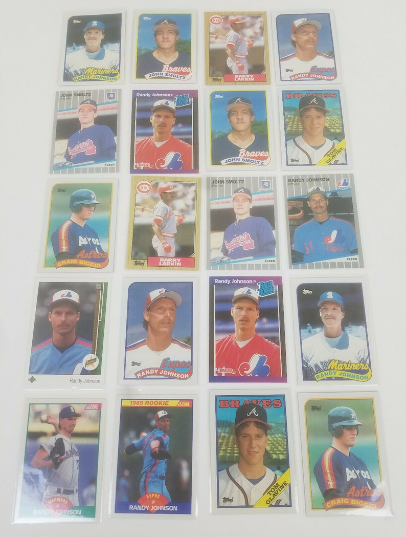 Unopened Baseball Cards - 1000 Total Cards in Packs Plus Rookie & Star ...