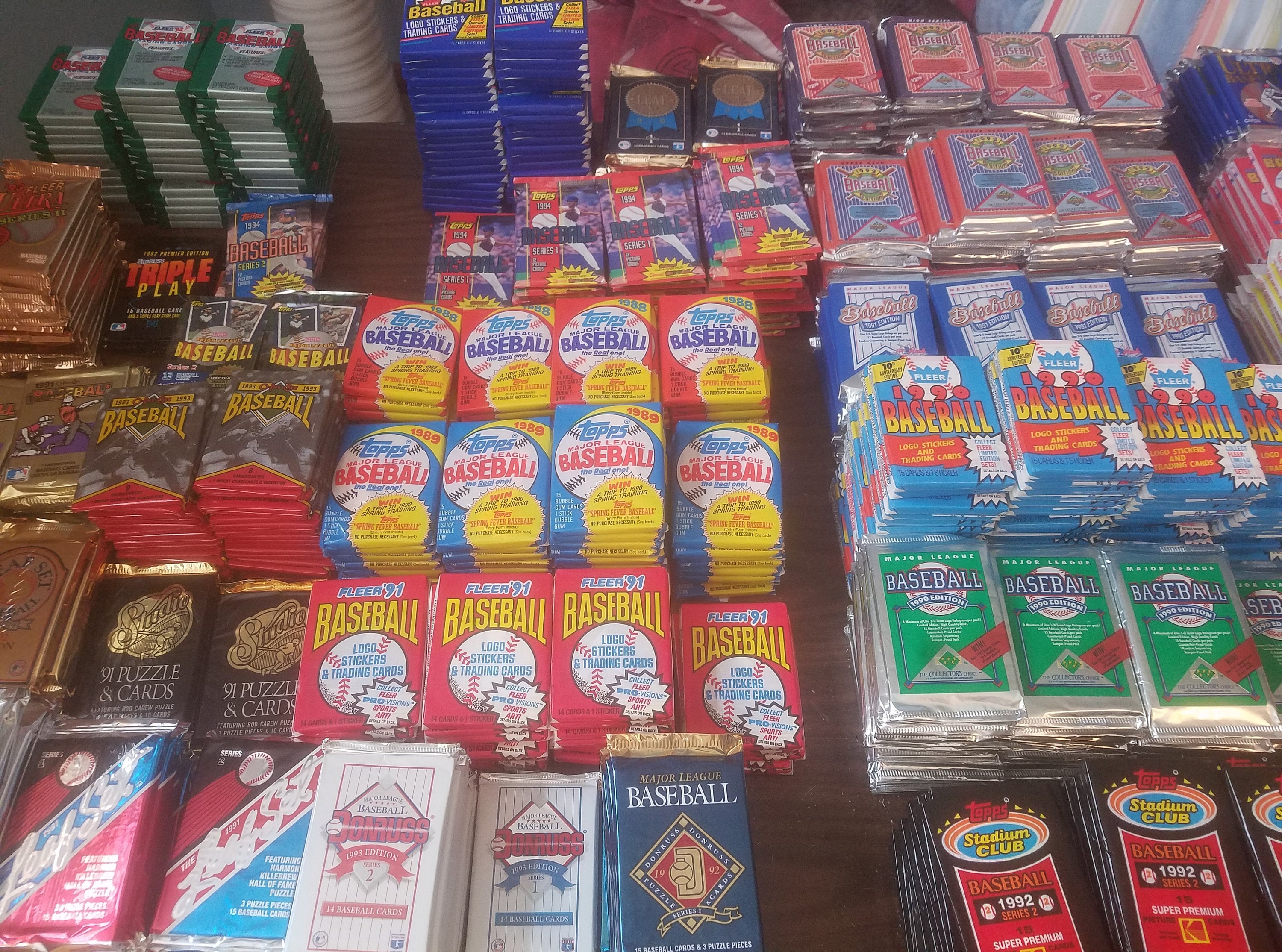 Old Baseball Cards Unopened Packs From Wax Box Vintage 100 - Etsy