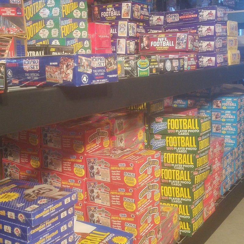 Nfl Unopened Football Cards - Etsy