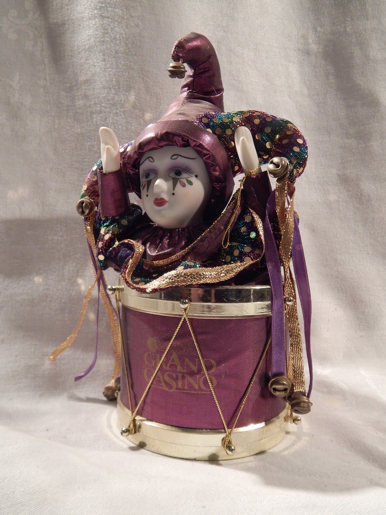 Vintage Grand Casino Musical Jester - Etsy UK