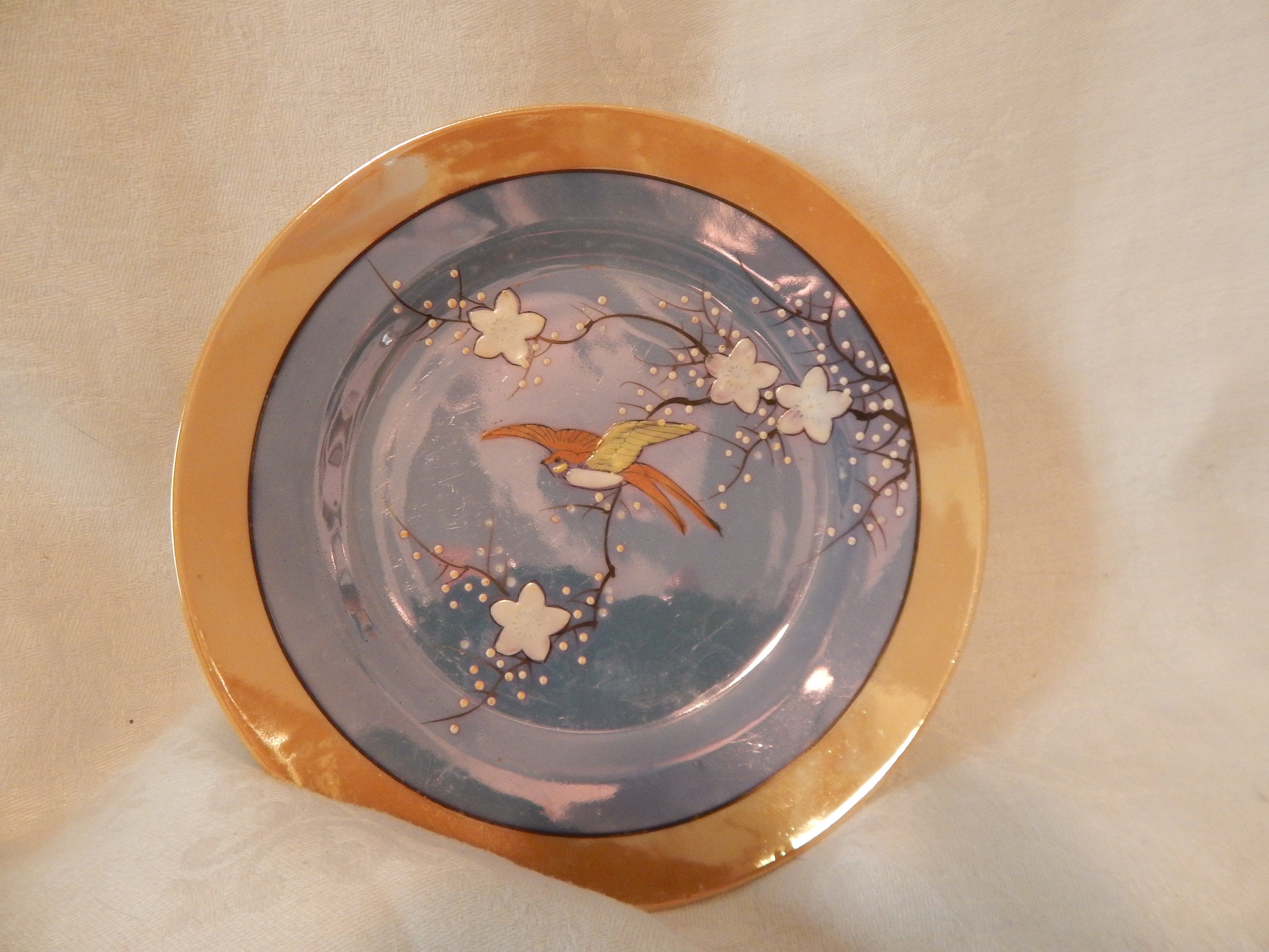 Japanese Lusterware Dessert Plates - Etsy