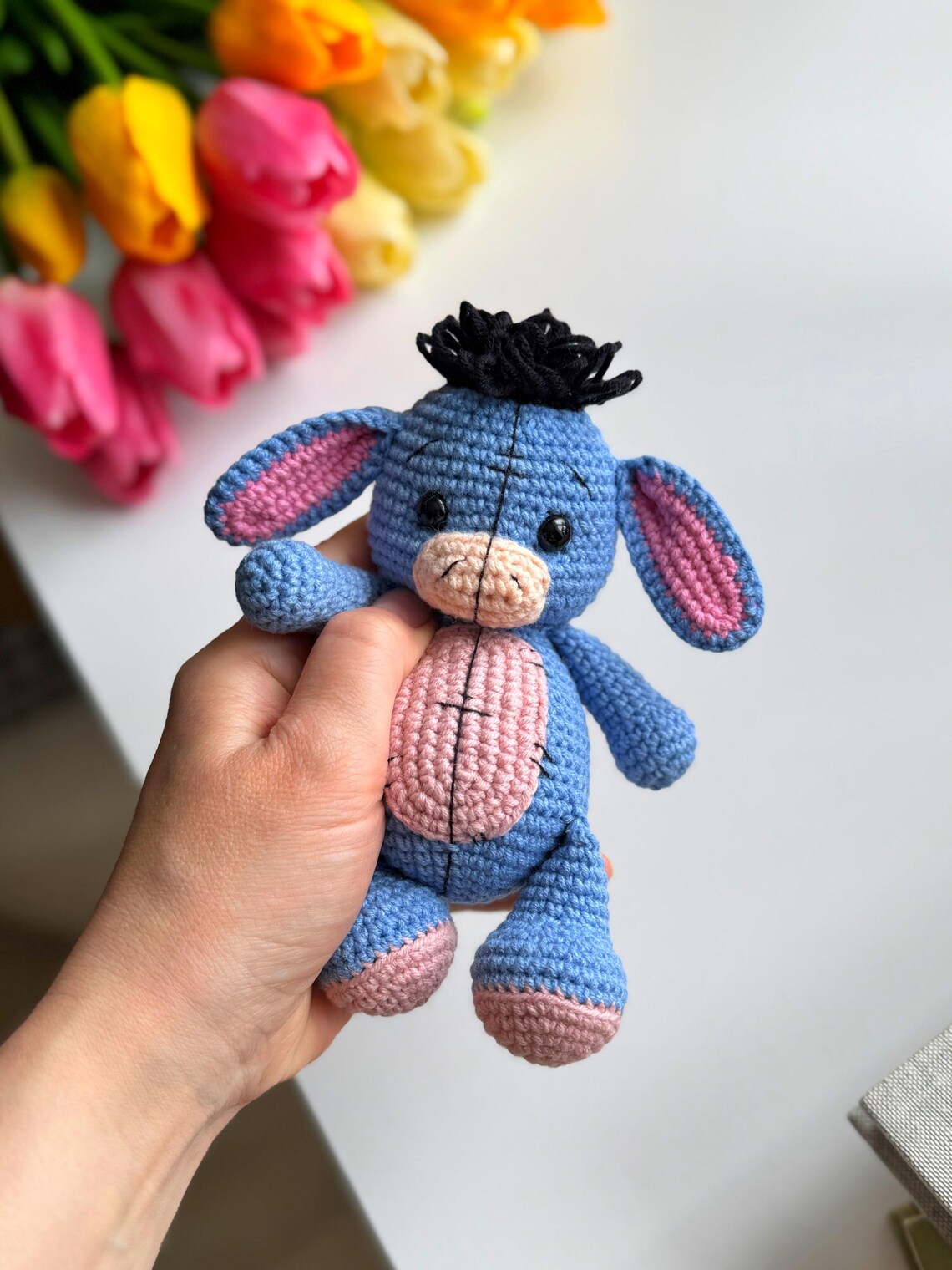 Donkey Crochet Pattern, Plush Donkey Toy Amigurumi, Pattern Donkey in ...